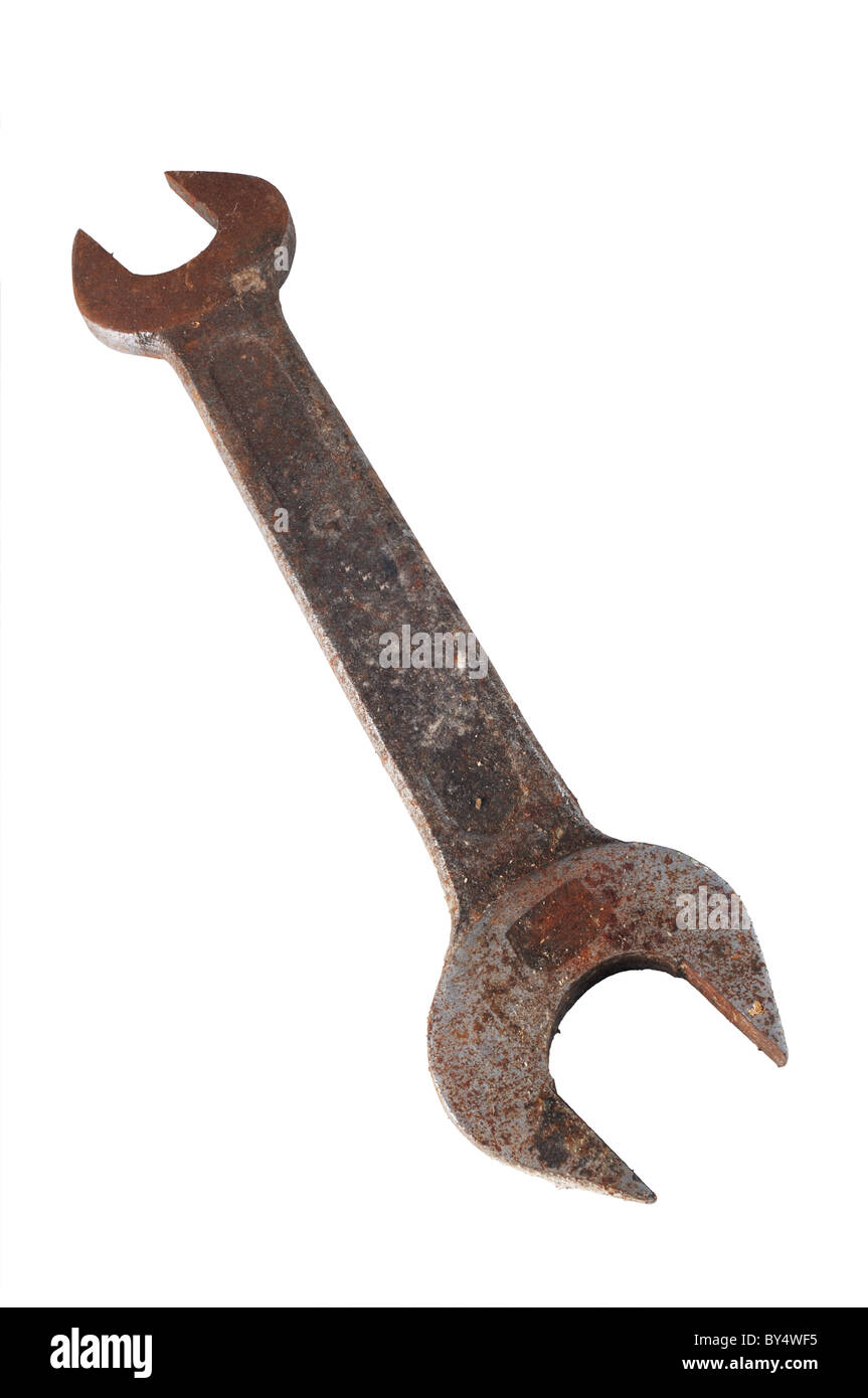 Rusty Spanner - John Gollop Stock Photo - Alamy