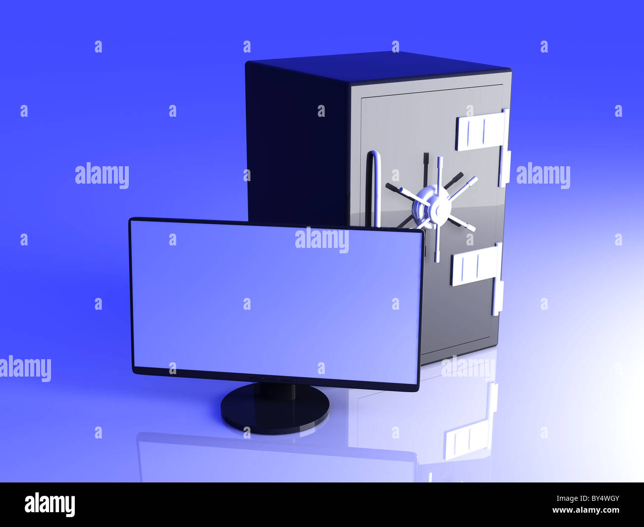 Secure digital system Stock Photo - Alamy