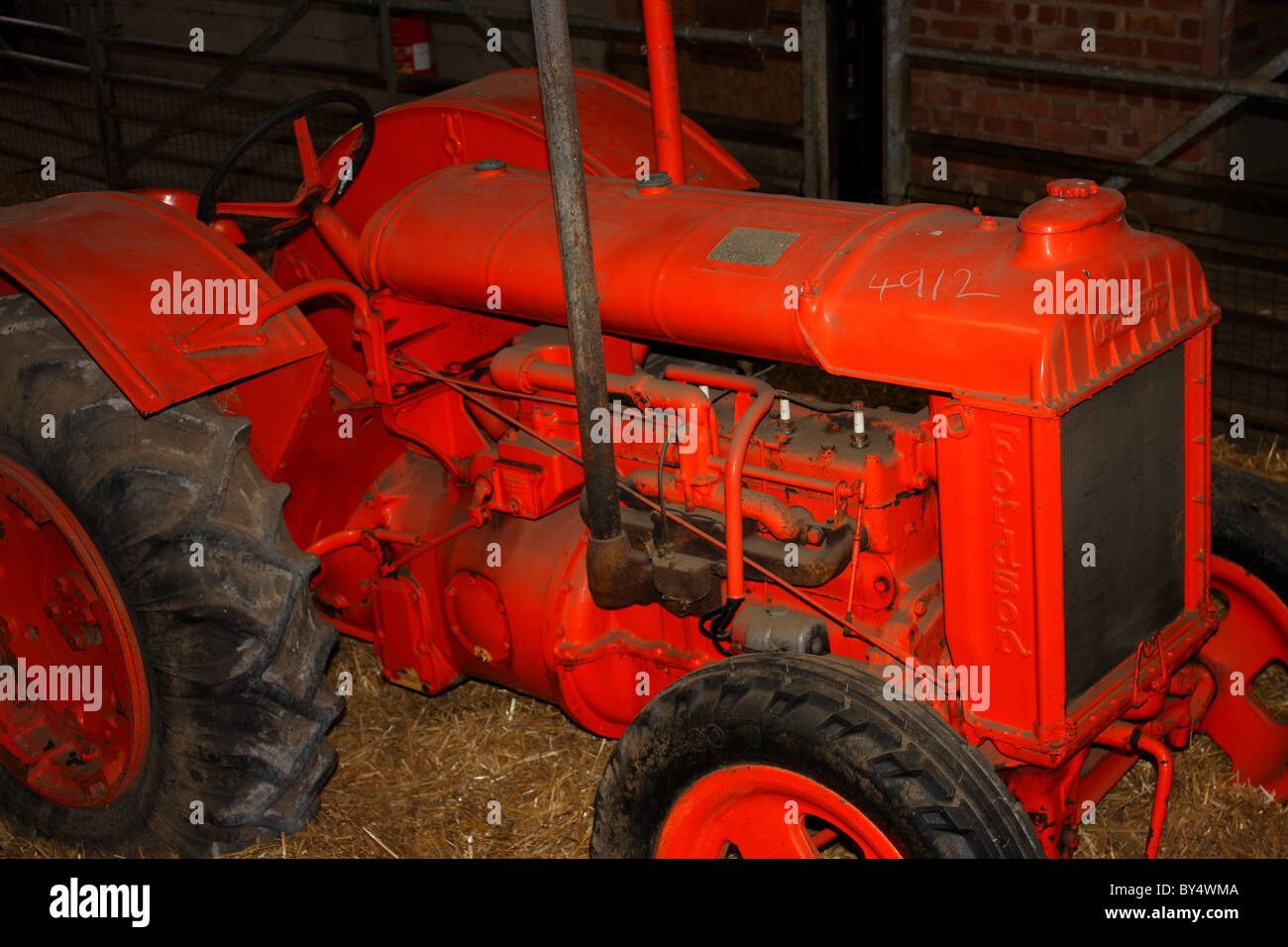 Little red tractor hi-res stock photography and images - Alamy