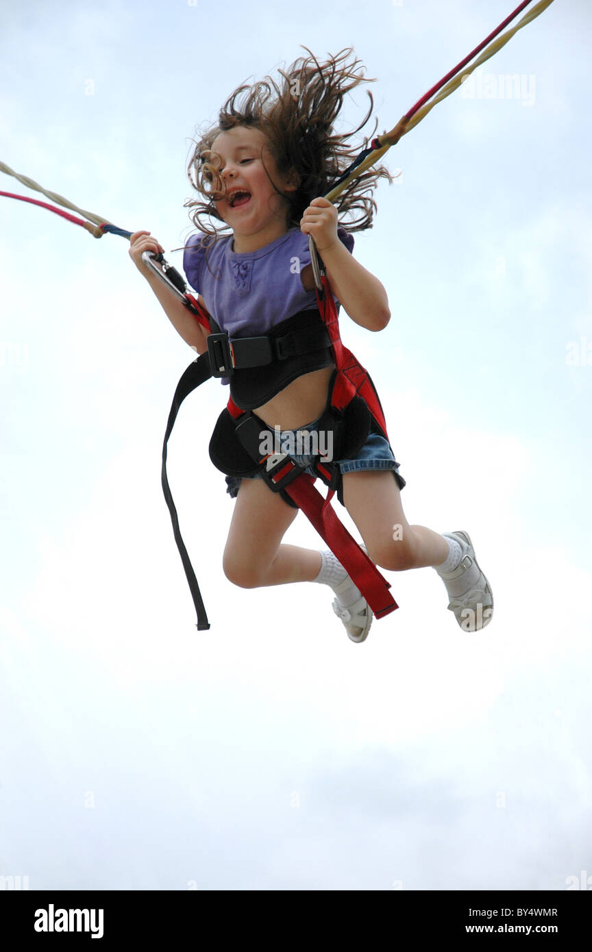 Bungee jump at the fair hi-res stock photography and images - Alamy