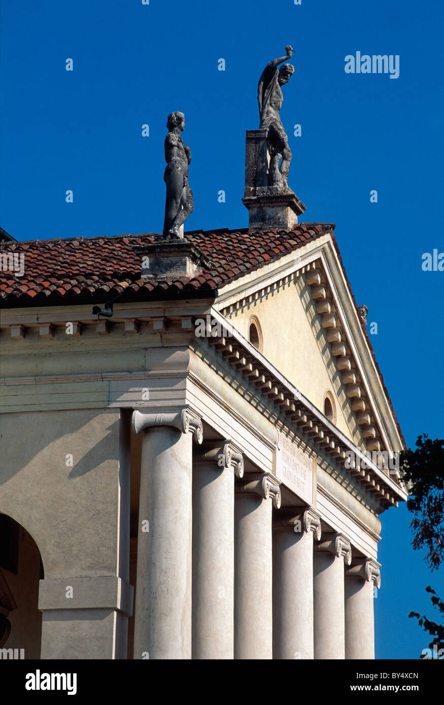 Villa Rotonda built by Andrea Palladio, Vicenza, Venetia, Italy Stock ...