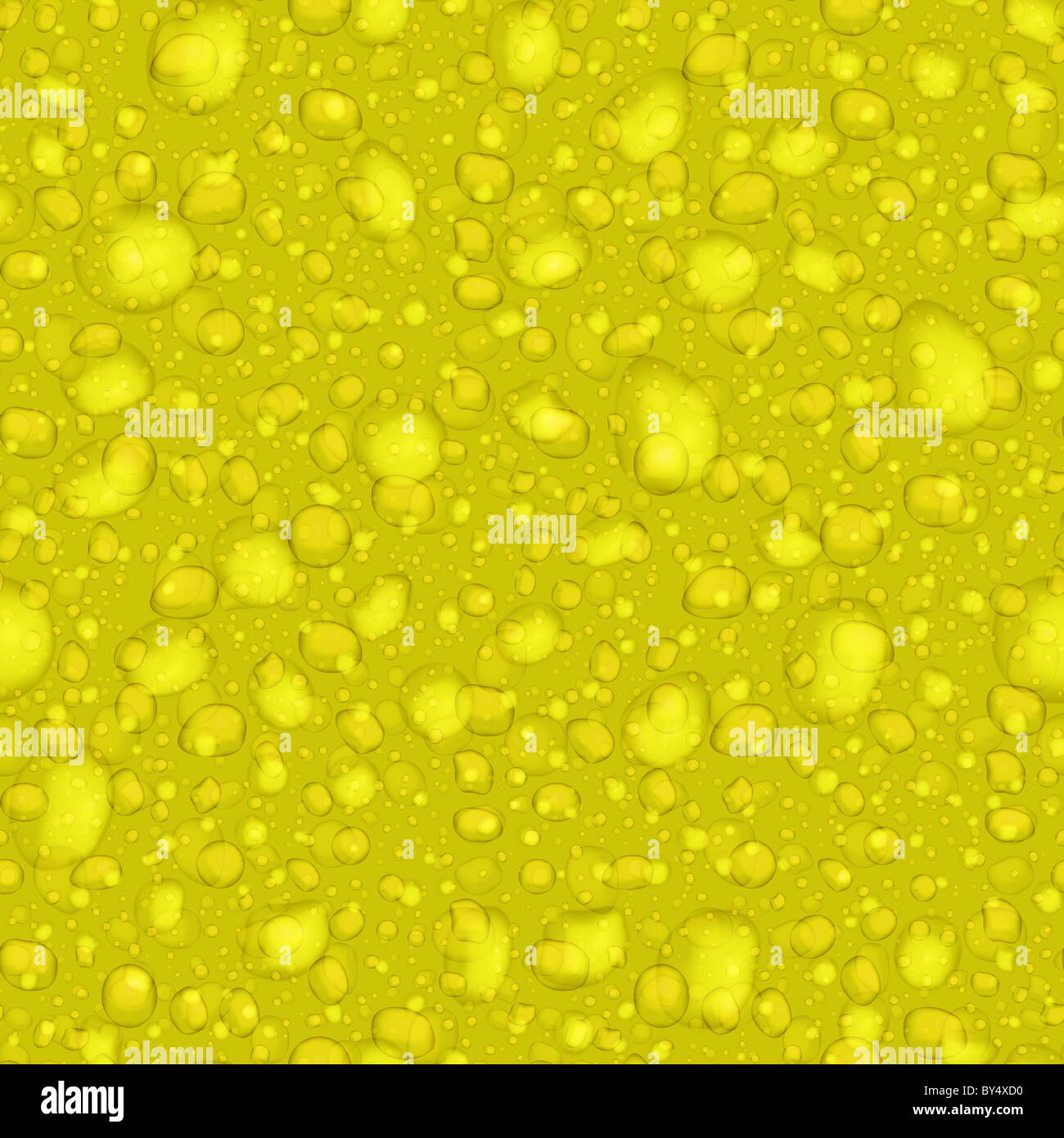 Spray of water on a yellow background - abstract seamless texture Stock ...
