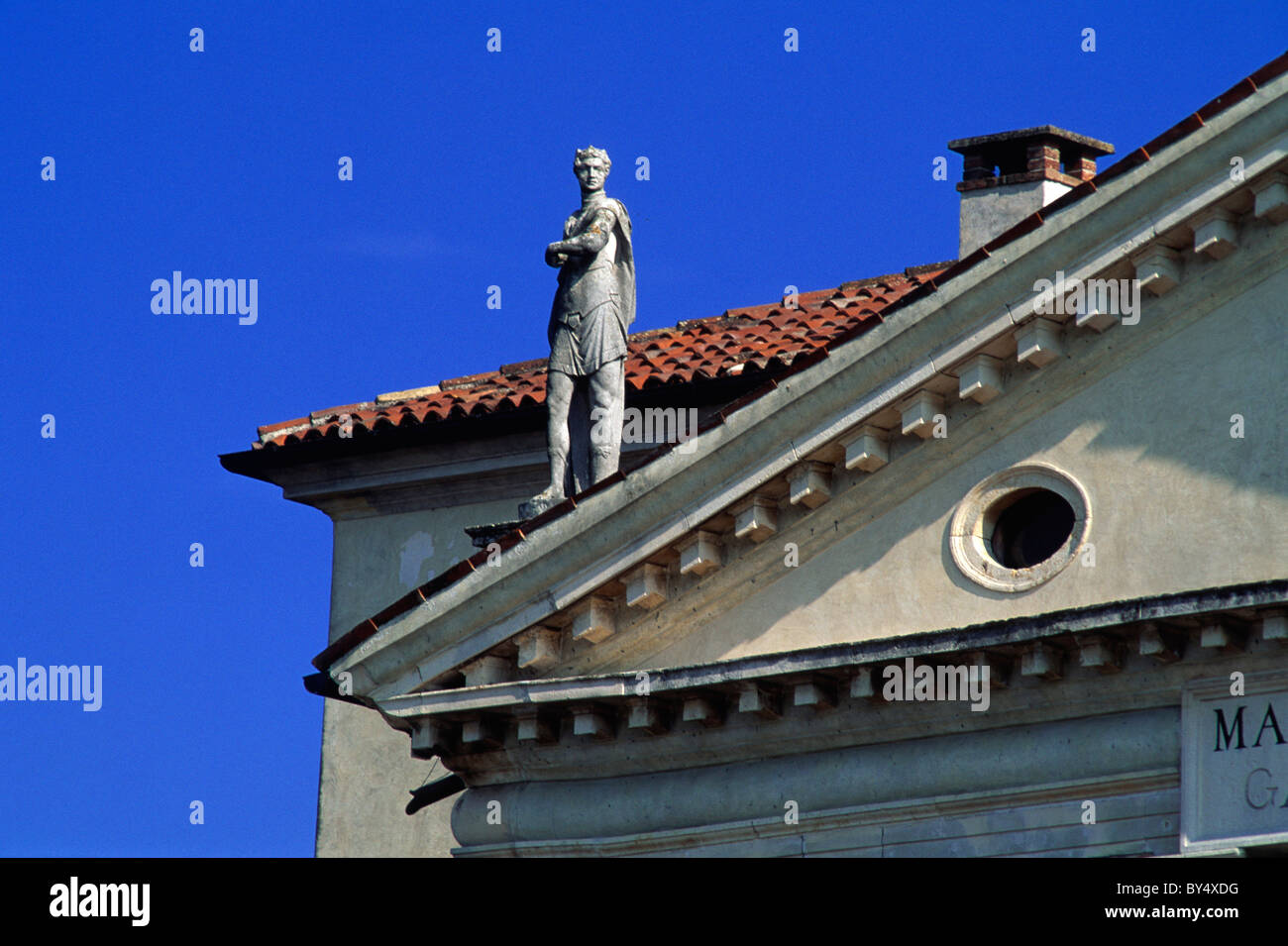 Villa Rotonda built by Andrea Palladio, Vicenza, Venetia, Italy Stock ...