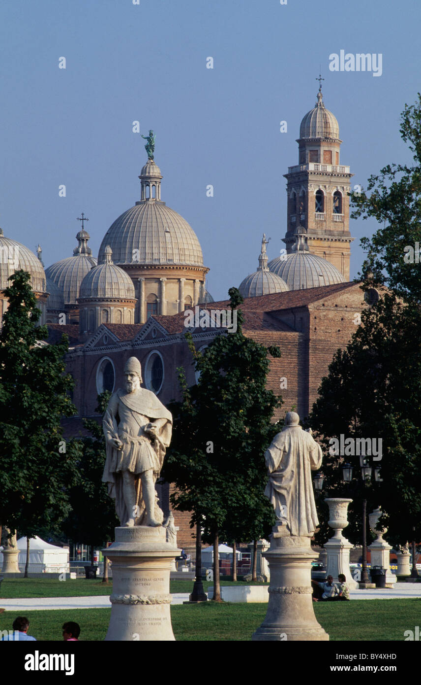 Santa Giustina at Prato della Valle, Padua, Venetia, Italy Stock Photo ...