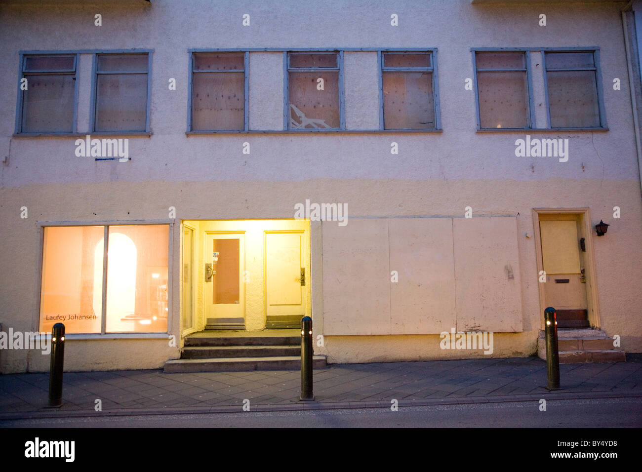 Empty main street hi-res stock photography and images - Alamy