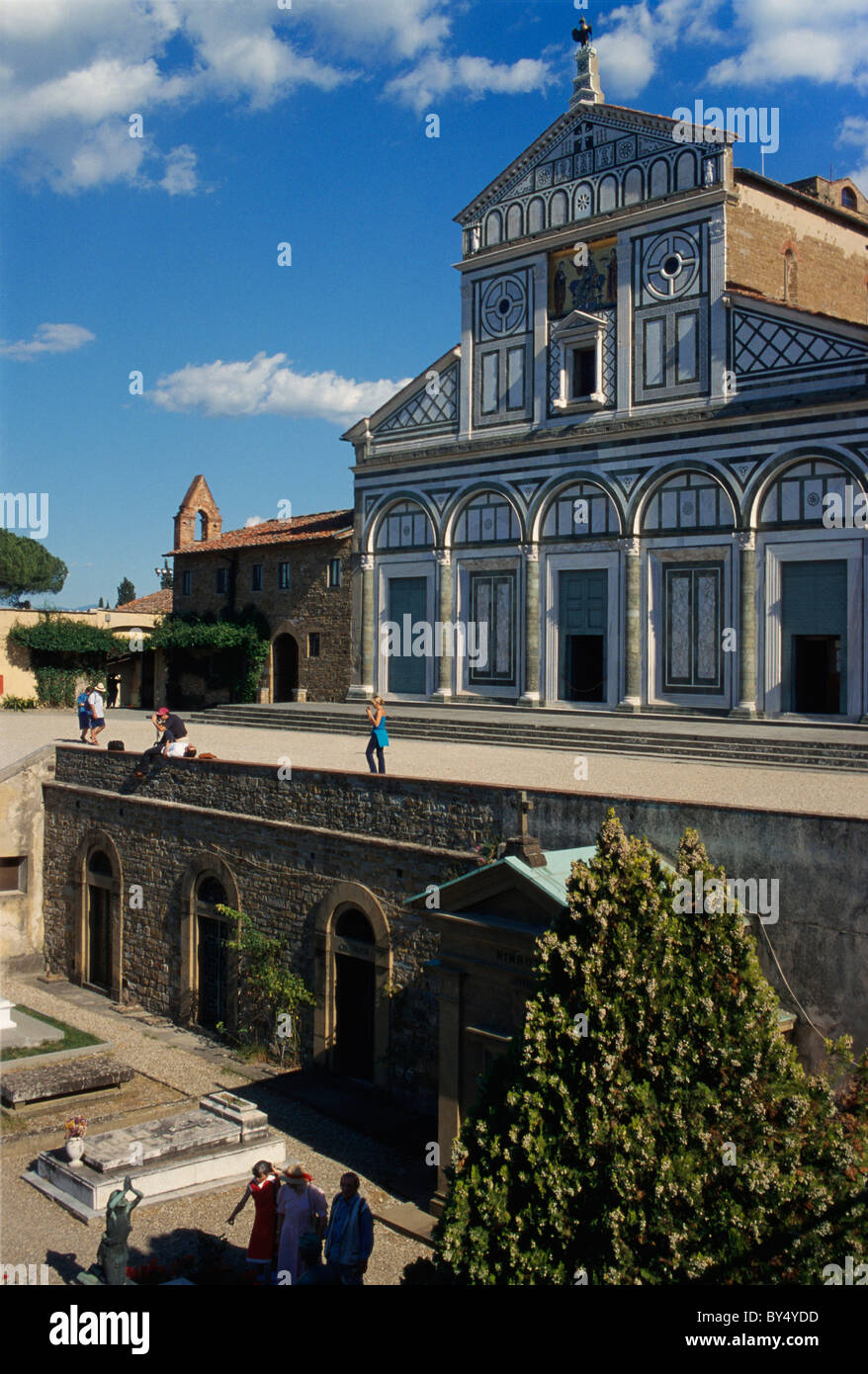 San Miniato al Monte, Florence, Tuscany, Italy, World-Heritage Stock ...