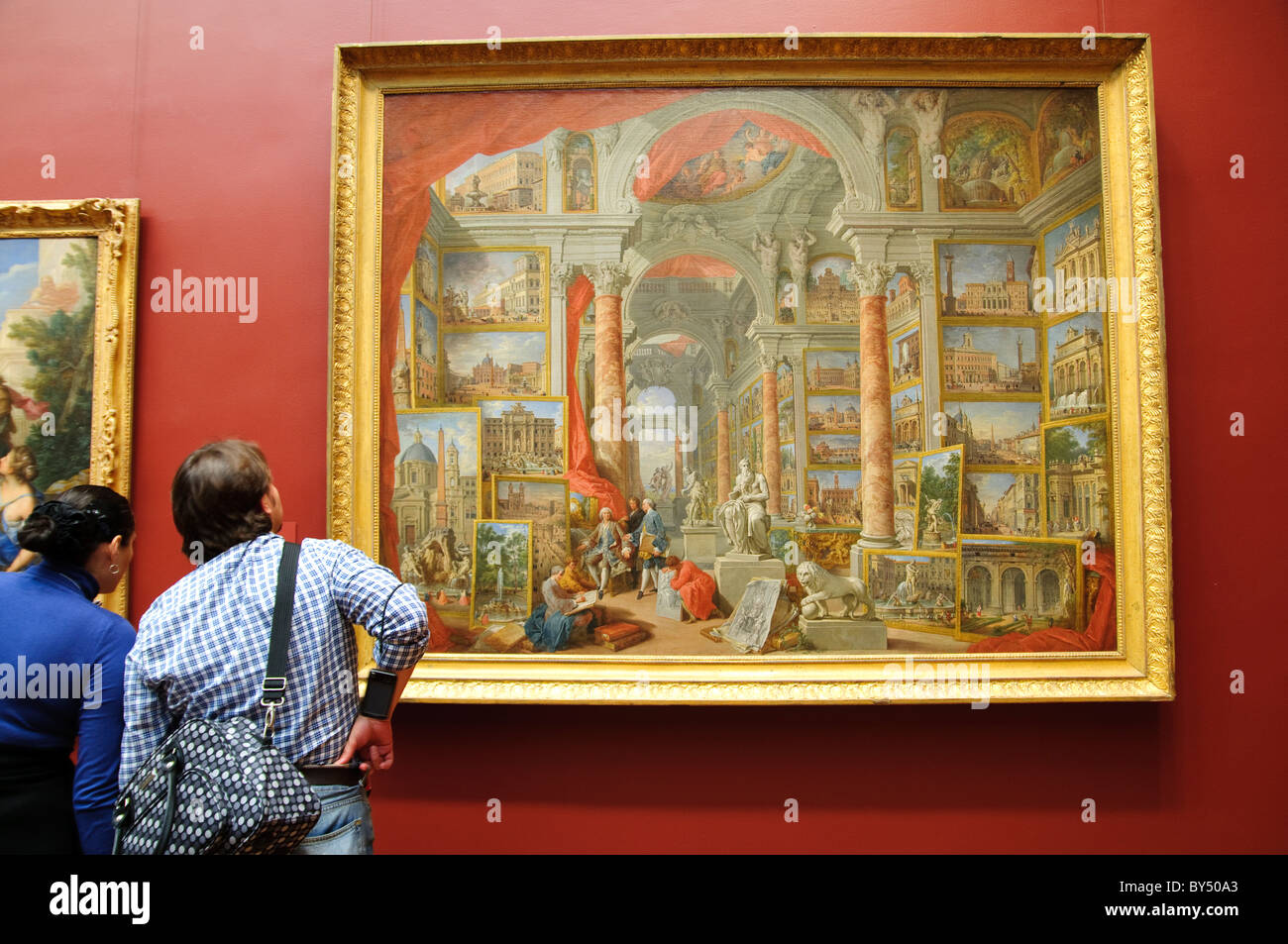 Modern Rome, 1757, Giovanni Paolo Panini Stock Photo - Alamy