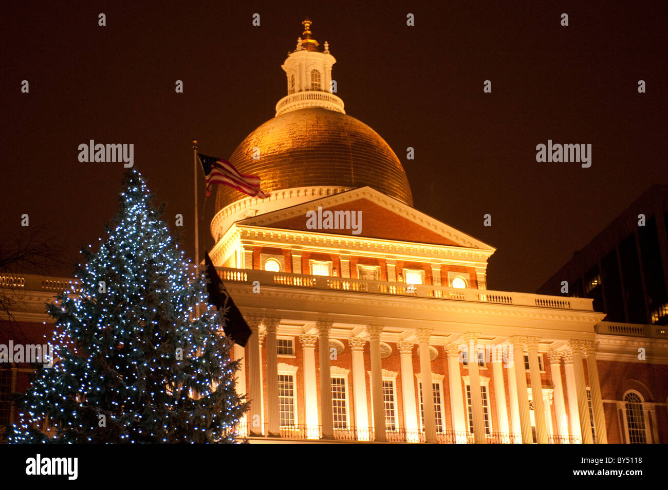 Massachusetts State Capitol Building High Resolution Stock Photography ...