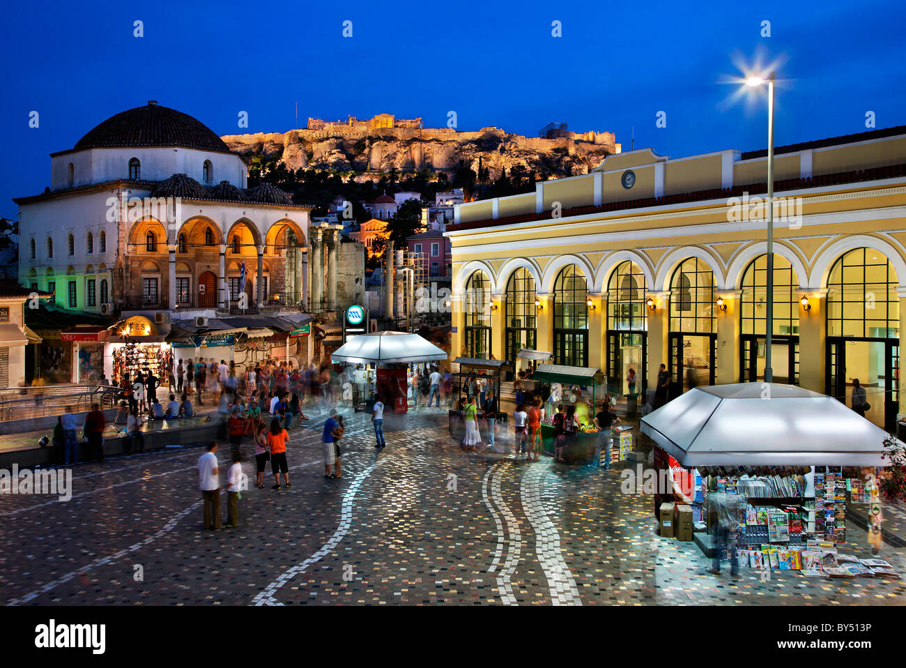 Hadrian library in monastiraki hi-res stock photography and images - Alamy