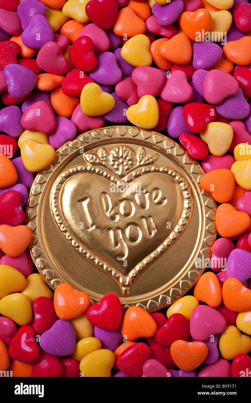 I love you candy Stock Photo - Alamy