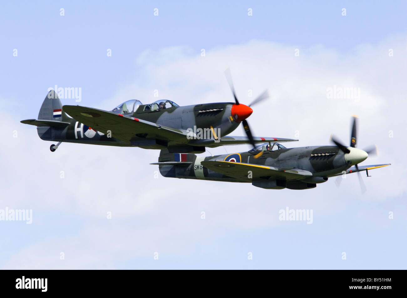 Spitfire formation hi-res stock photography and images - Alamy