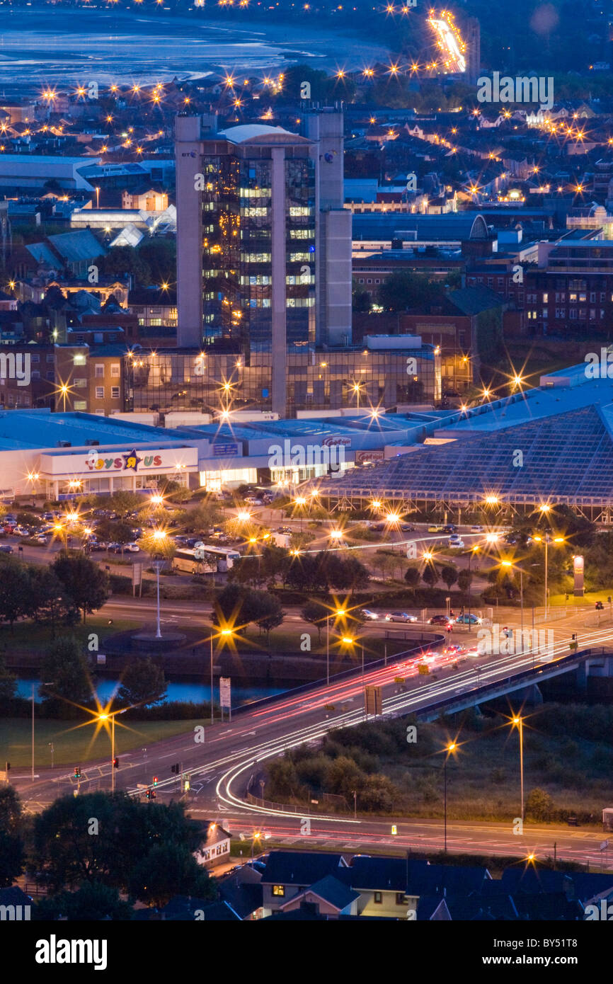 Swansea City Centre Stock Photo - Alamy