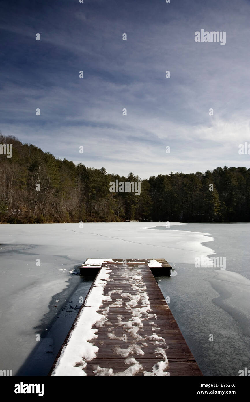 Landing Stage, Smith Lake, Unicoi State Park, Georgia, USA Stock Photo ...