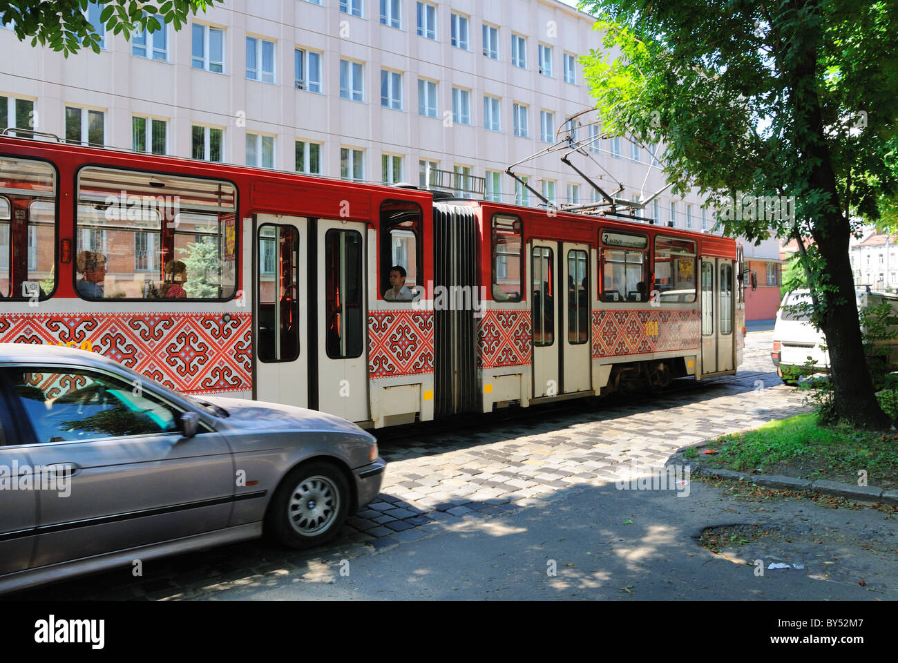 Tram Lviv Ukraine Stock Photo - Alamy