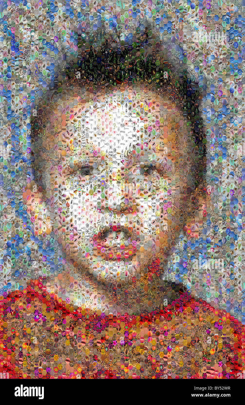 photomosaic of a child Stock Photo - Alamy