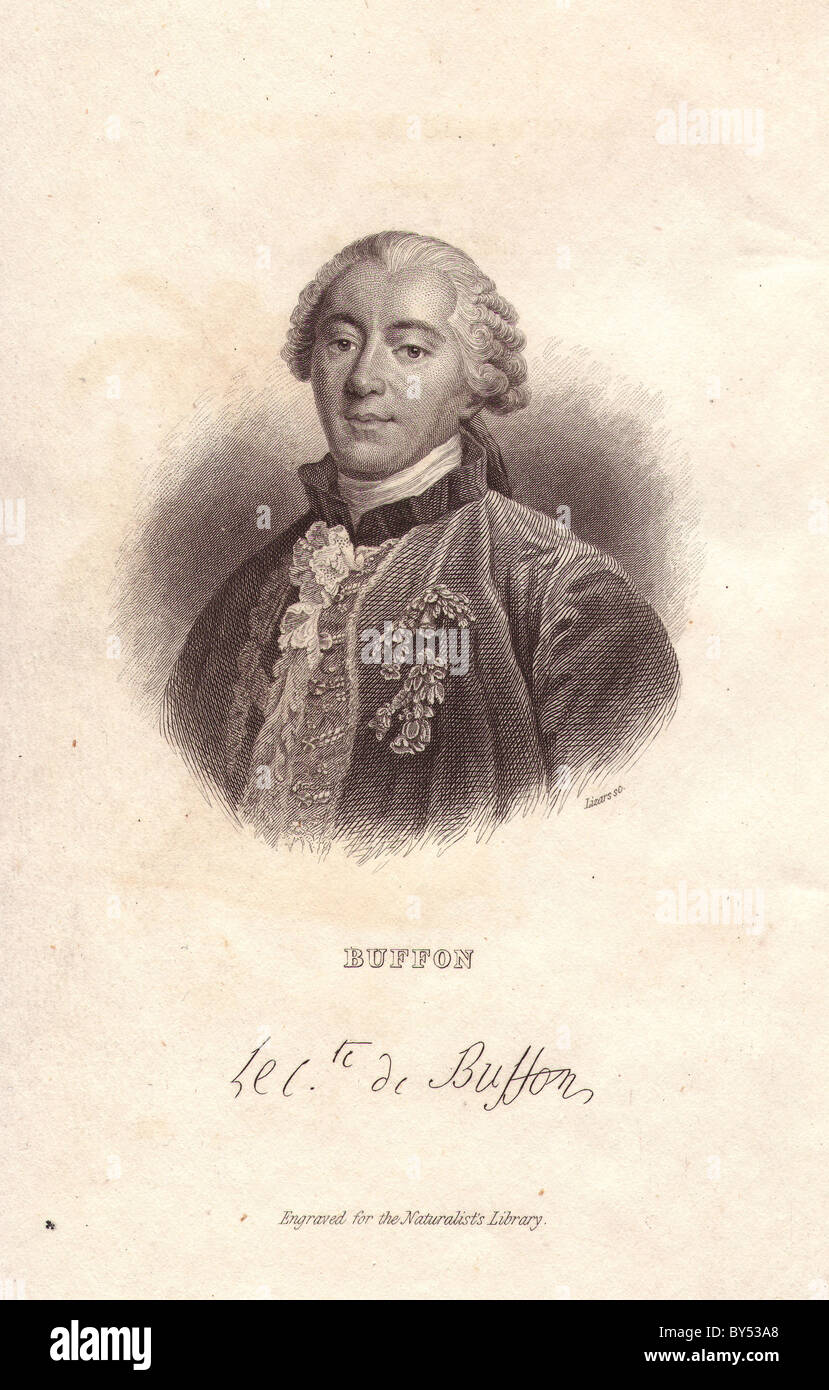 Georges-Louis Leclerc, Comte de Buffon (17071788), French naturalist ...