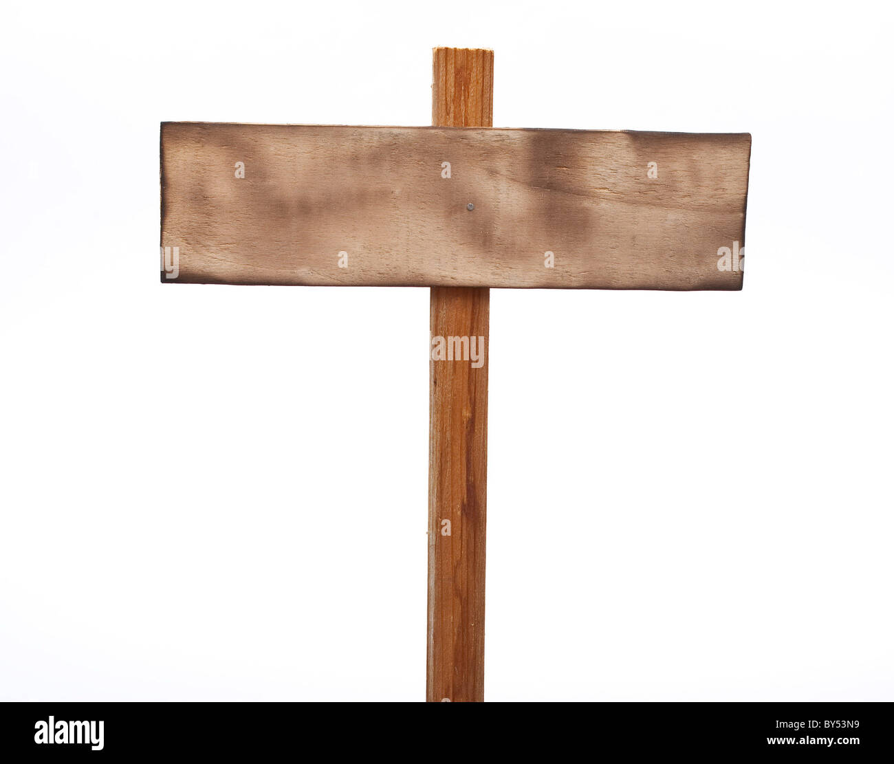 Rustic blank weathered wooden trail hi-res stock photography and images ...