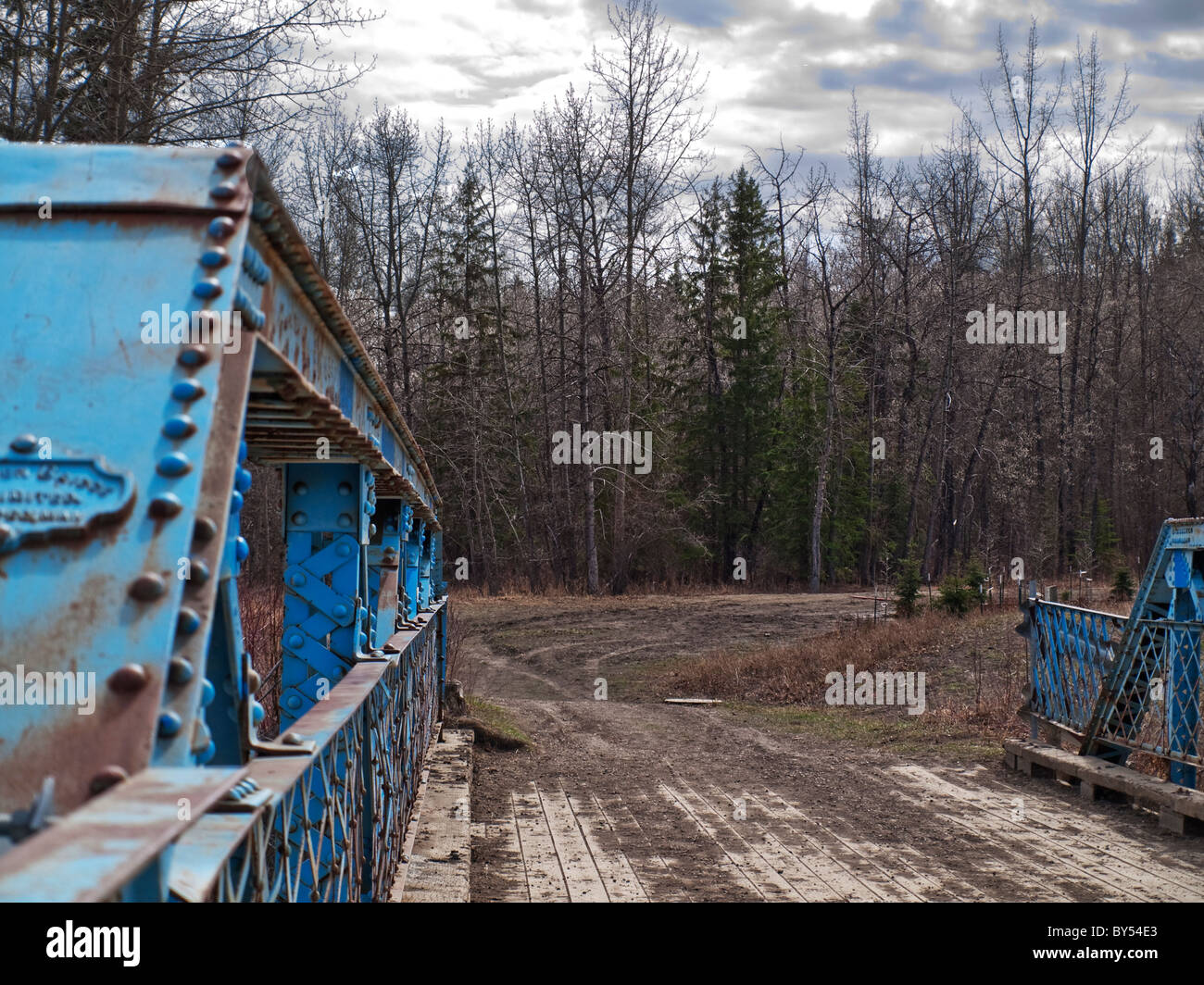 Old bridge in Whitemud park, Edmonton, AB Stock Photo - Alamy