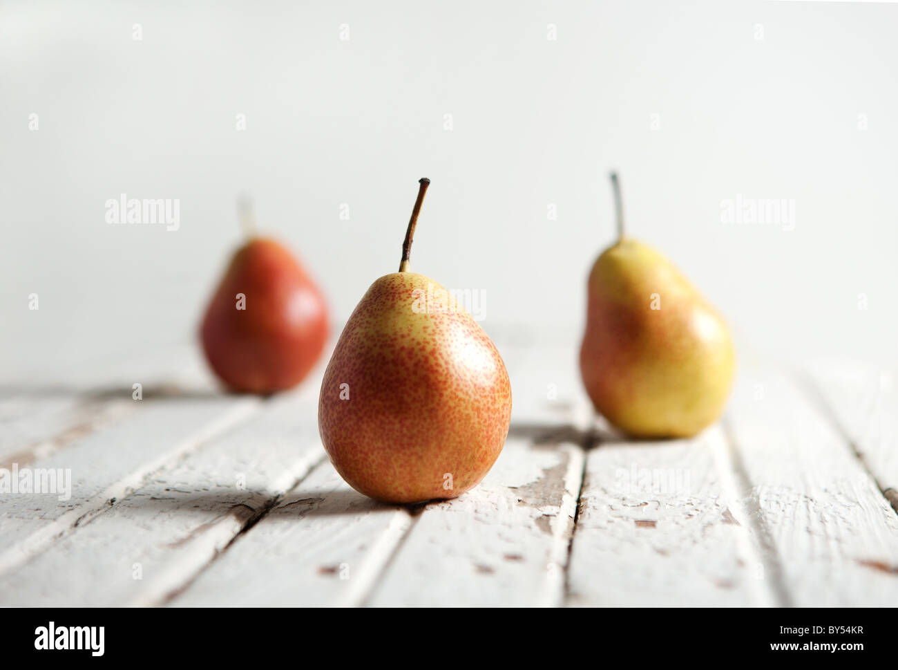 Three red pears hi-res stock photography and images - Alamy