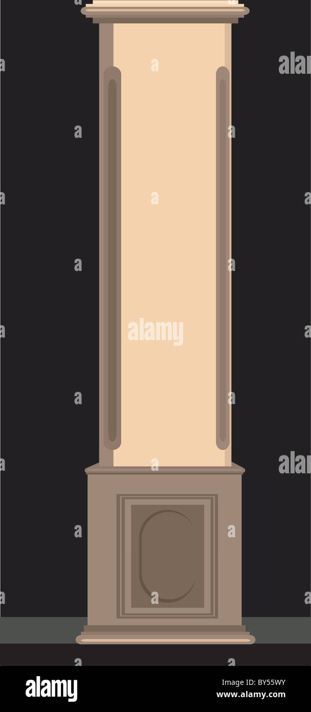 Gothic pillar illustration hi-res stock photography and images - Alamy