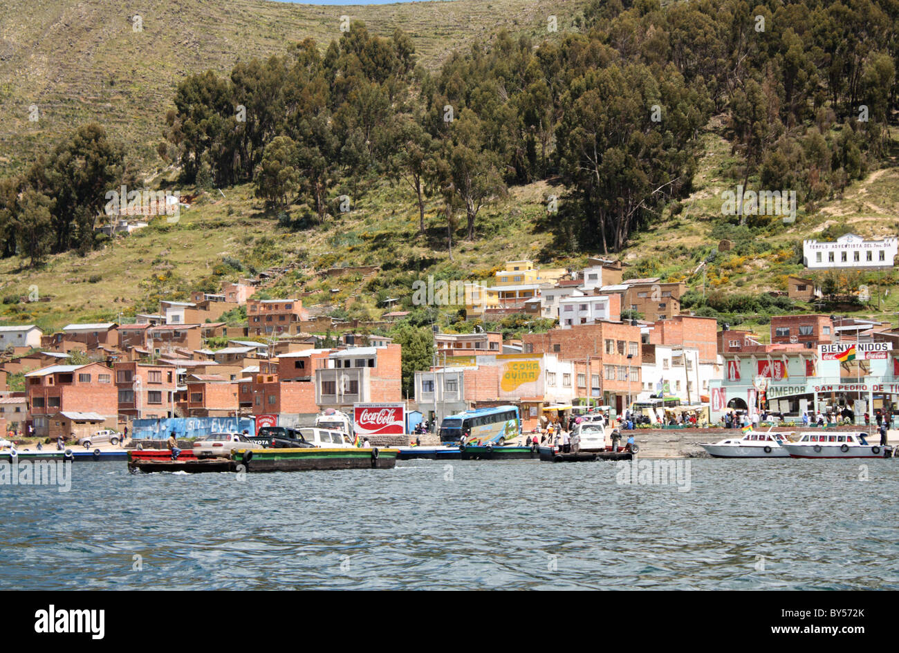 Ferry crossing lake titicaca hi-res stock photography and images - Alamy