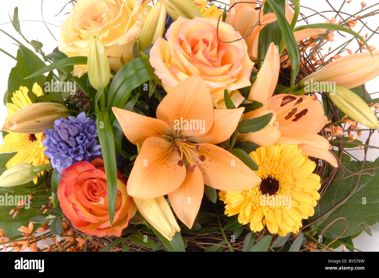 bunch of spring flowers Stock Photo - Alamy