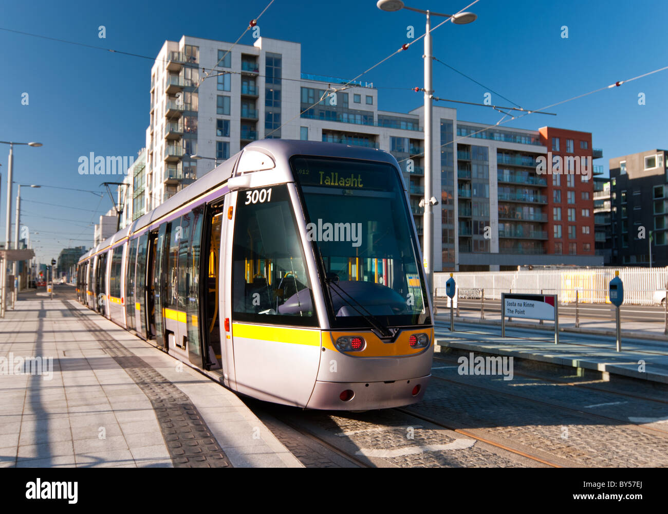 LUAS Tram Station Stock Photo - Alamy