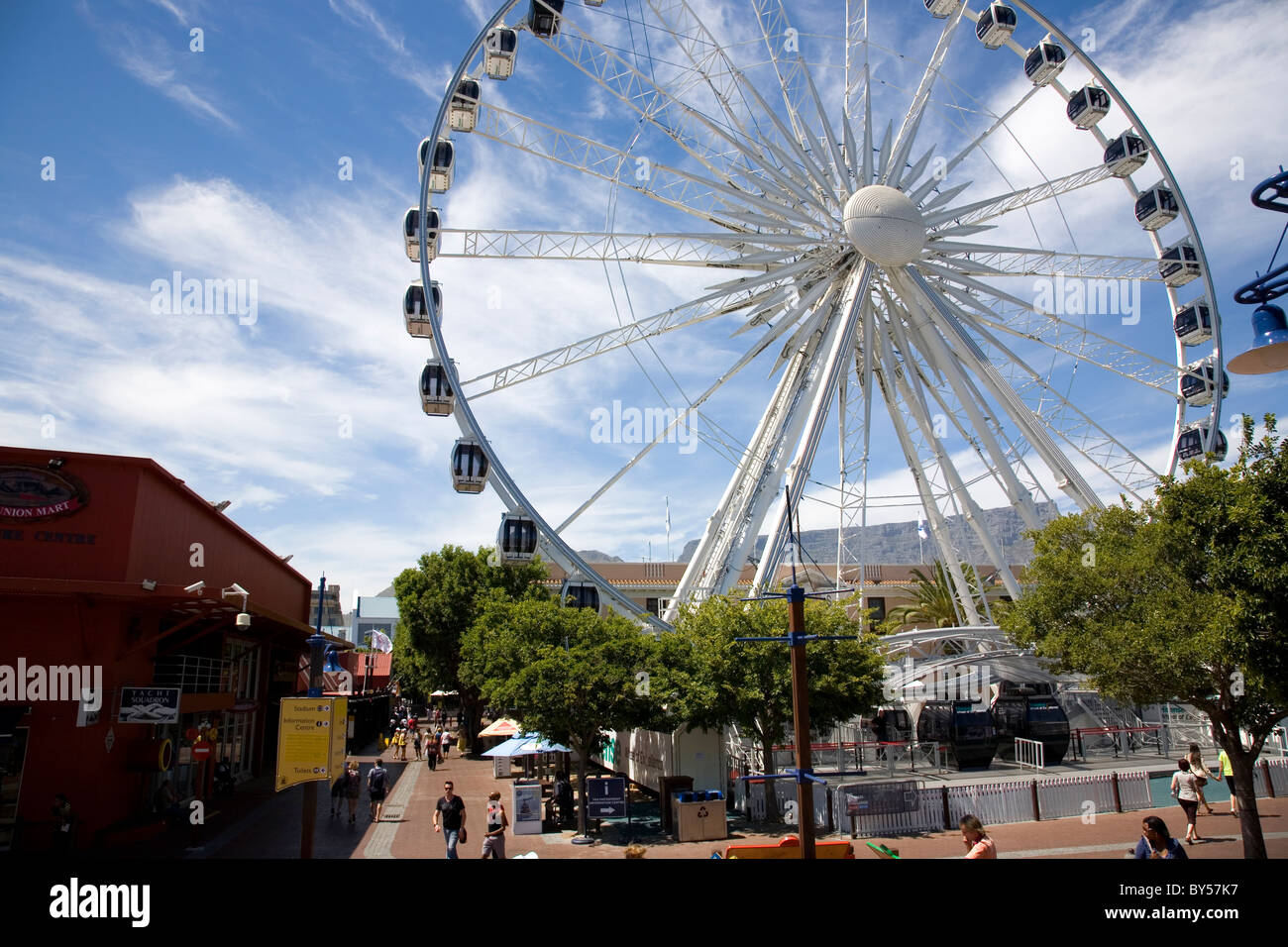 Wheel of Excellence at Cape Town Waterfront Stock Photo - Alamy