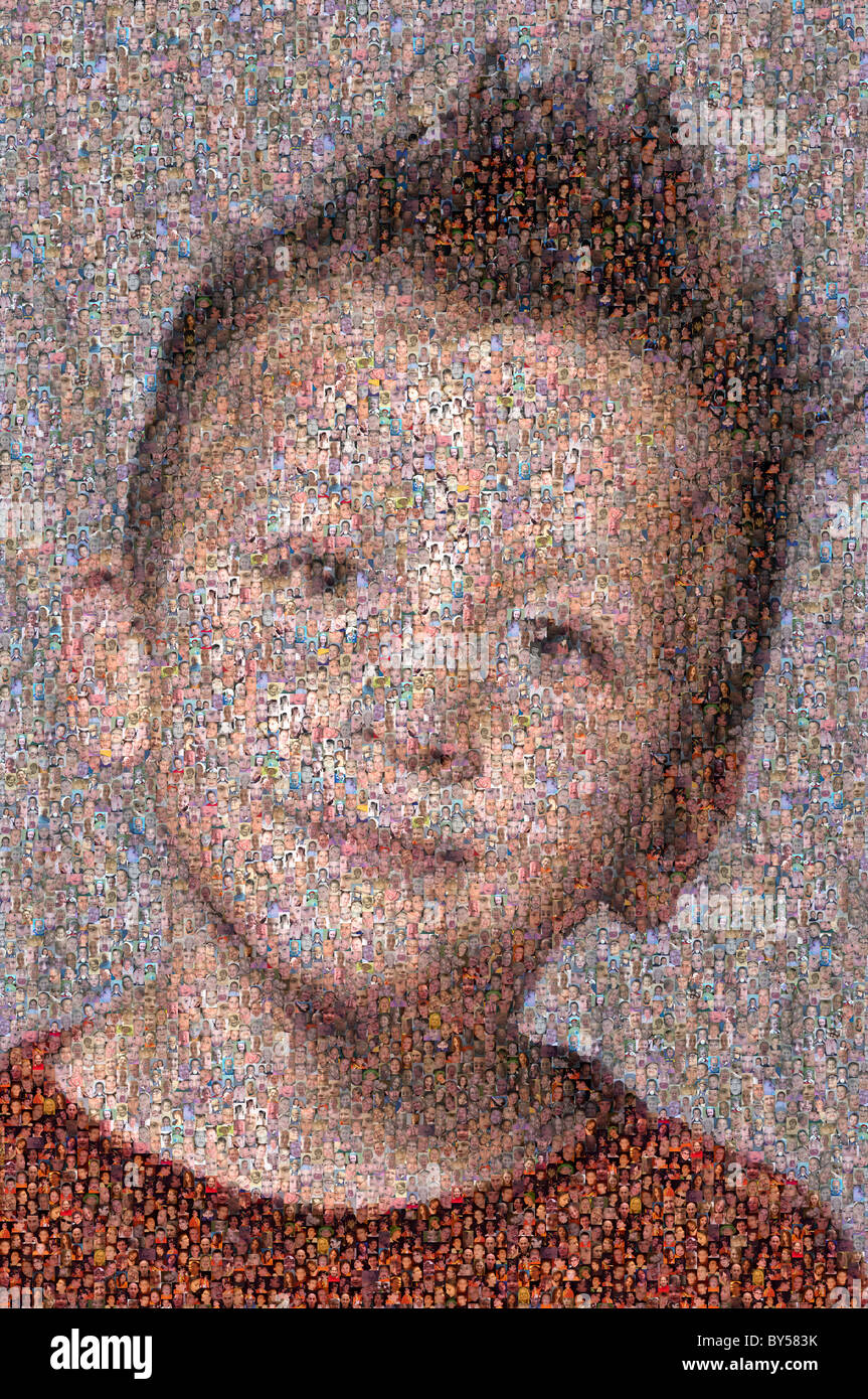 Montage mosaic child photomosaic hi-res stock photography and images ...