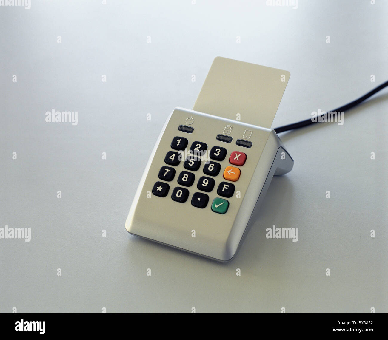 An electronic card reader Stock Photo - Alamy