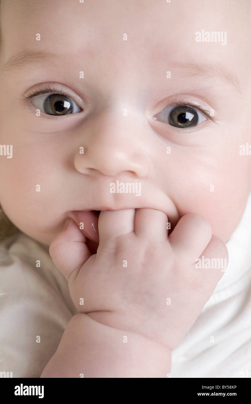 Sucking on fingers hi-res stock photography and images - Alamy