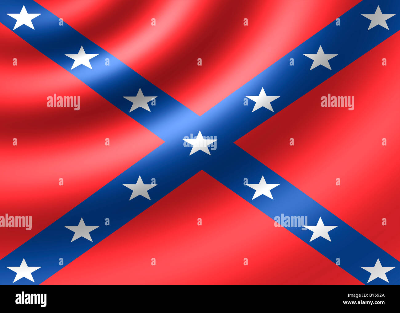 Battle flag of the US Confederacy flag Stock Photo - Alamy