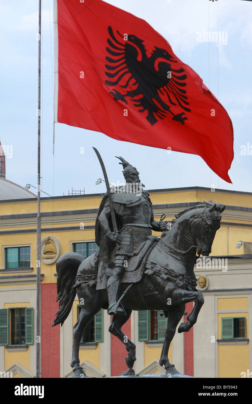 Skanderbeg Albania National Hero Stock Photos & Skanderbeg Albania ...