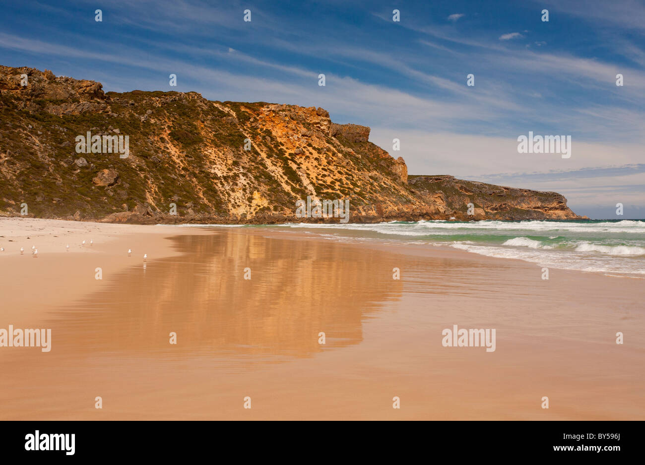 Reflections on Salmon Beach, d'Entrecasteaux National Park, Northcliffe ...
