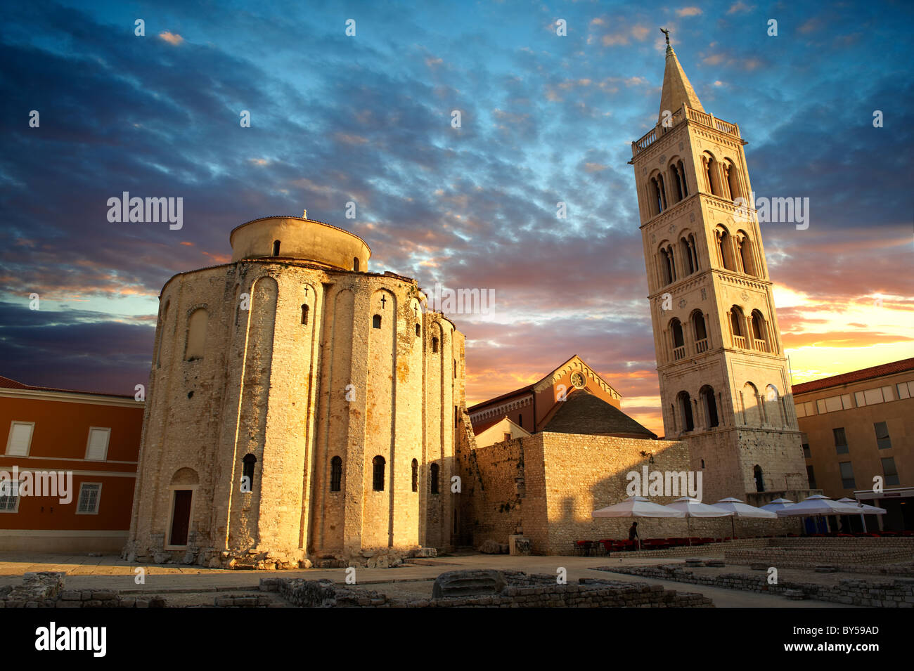 Zadar Croatia - St Donat’s Church Stock Photo - Alamy
