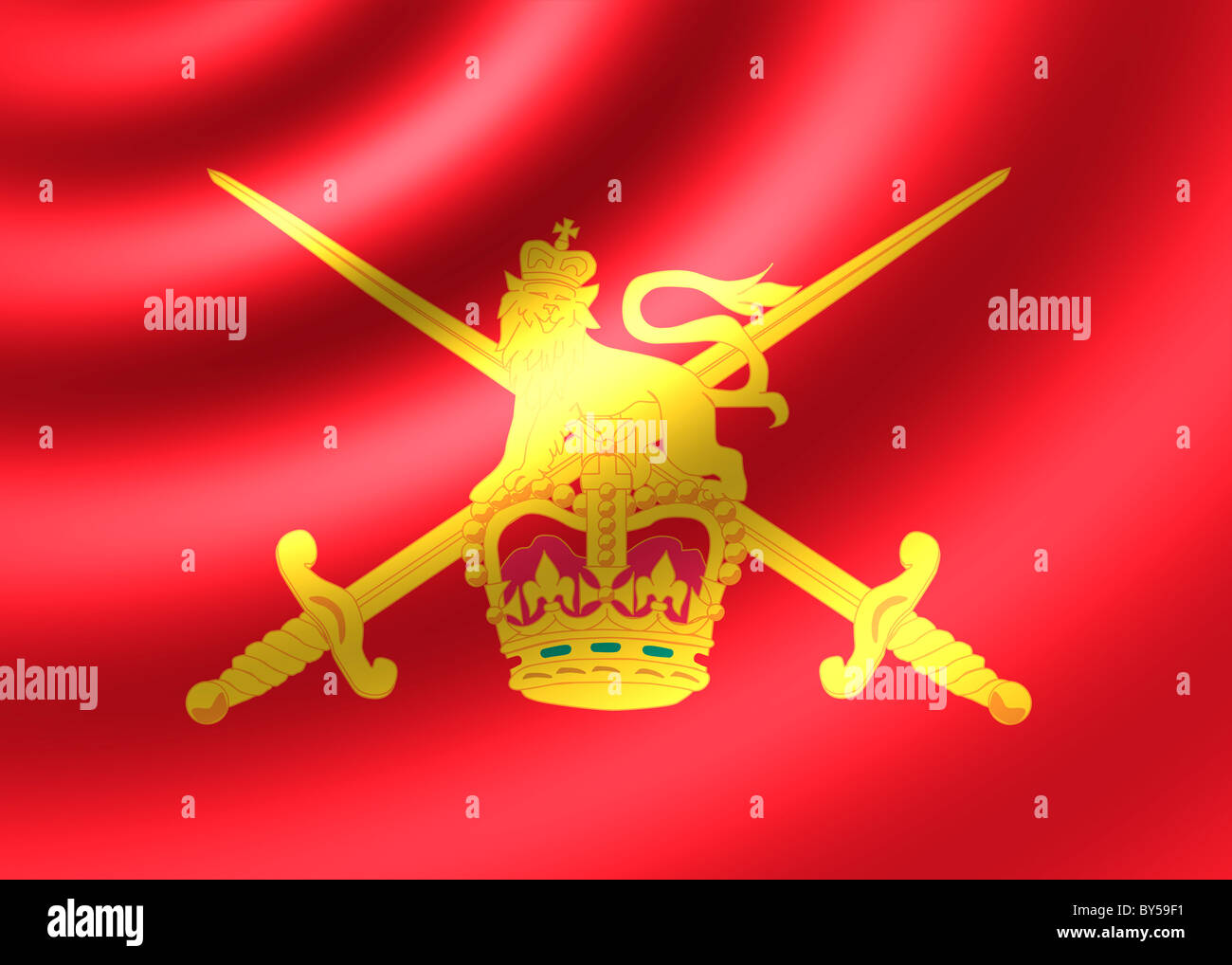 British Army flag Stock Photo - Alamy