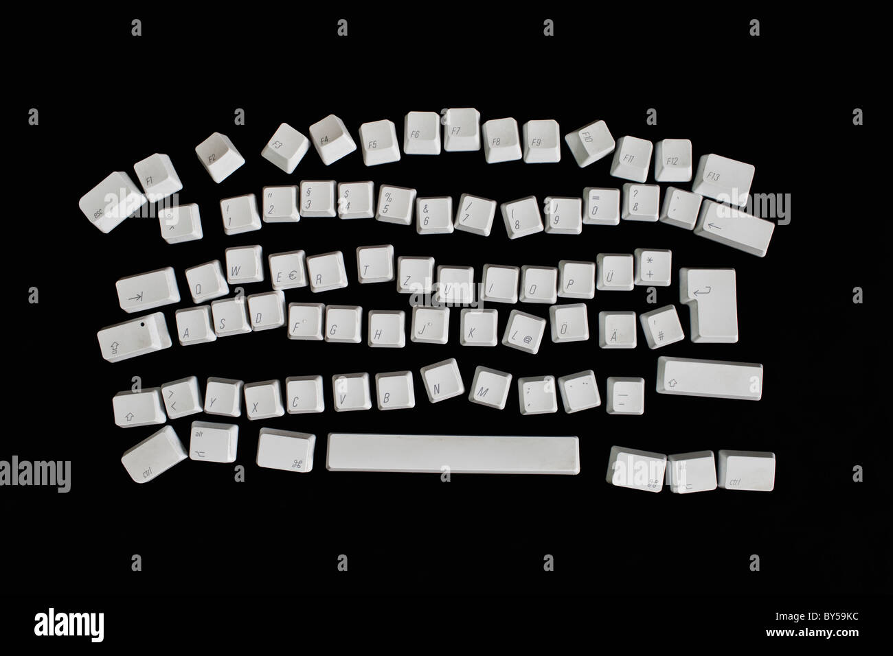 Computer keys alphabet hi-res stock photography and images - Alamy