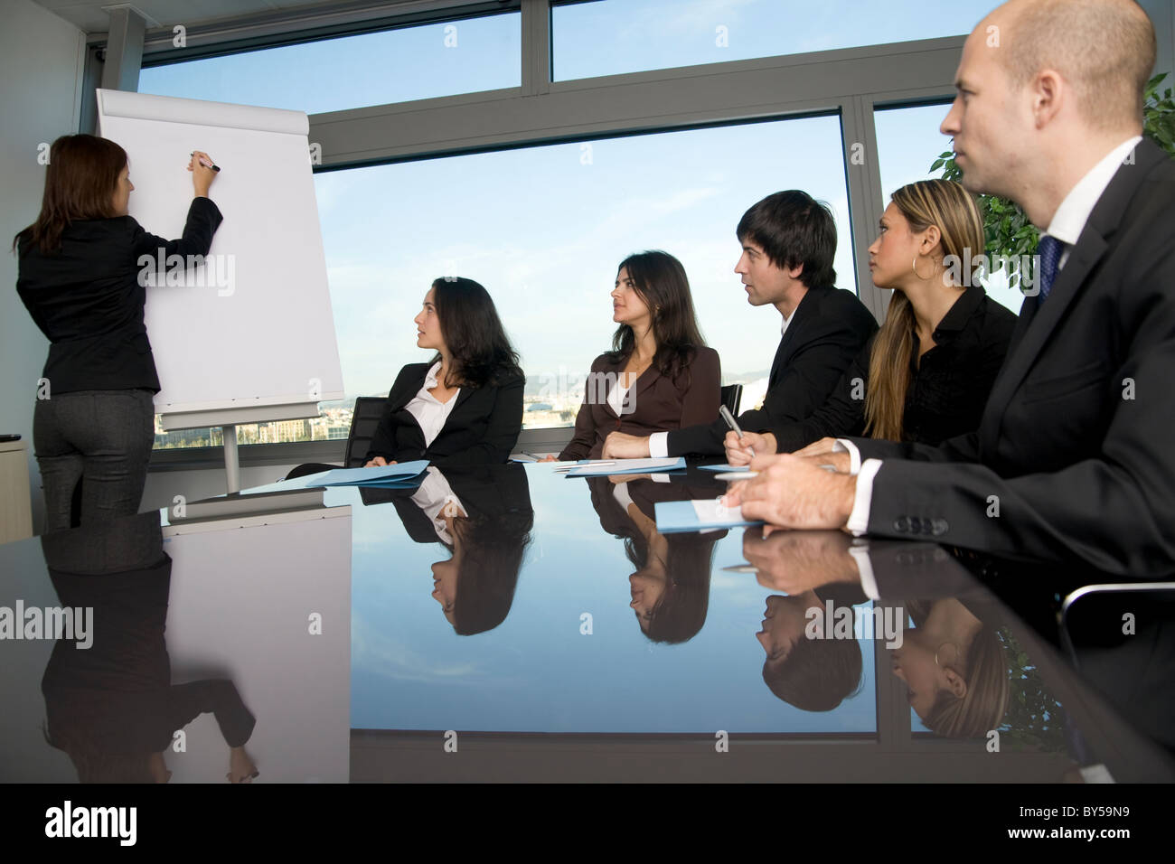 Attractive businessteam hi-res stock photography and images - Alamy