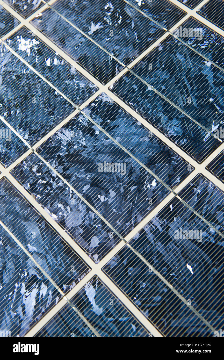 Solar panel close-up Stock Photo - Alamy