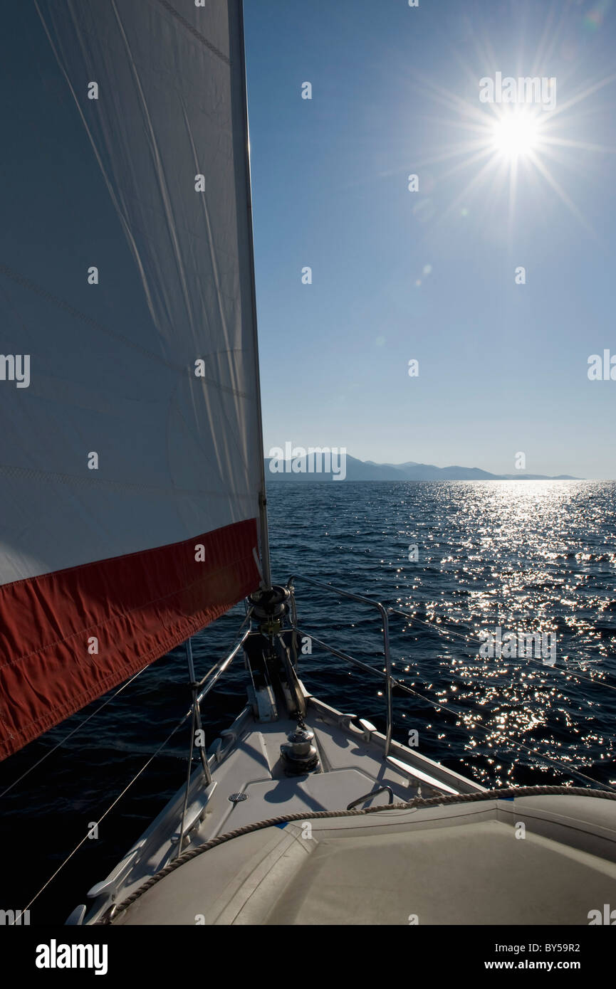 Sailboat bow view hi-res stock photography and images - Alamy