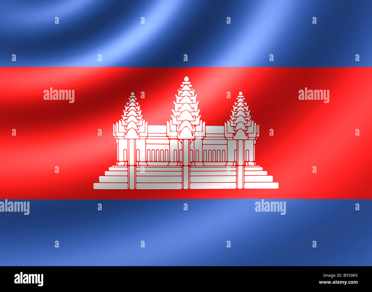 Cambodia flag hi-res stock photography and images - Alamy