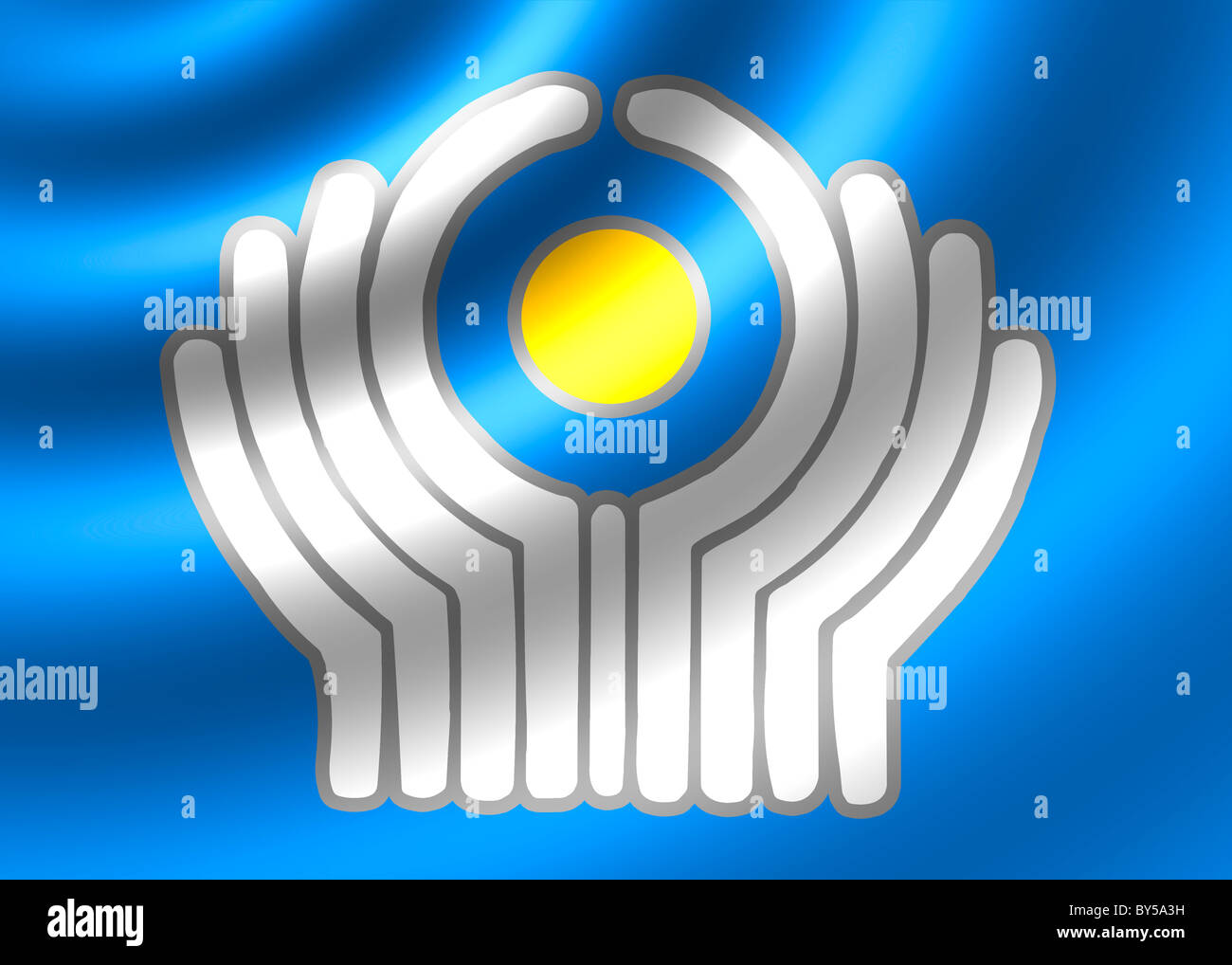 CIS Commonwealth of Independent States flag Stock Photo - Alamy
