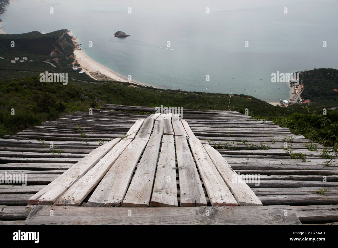 Launch ramp for paragliding Stock Photo - Alamy
