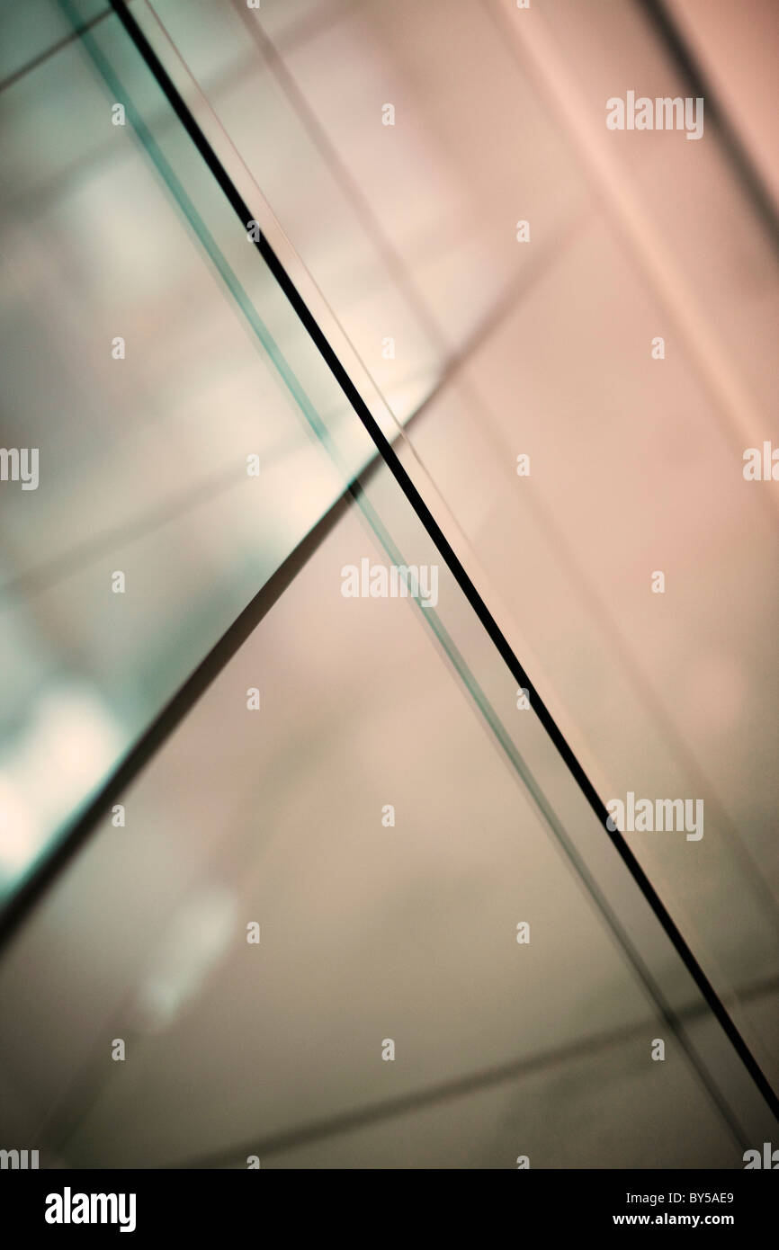 Abstract intersecting lines on a glass surface Stock Photo - Alamy