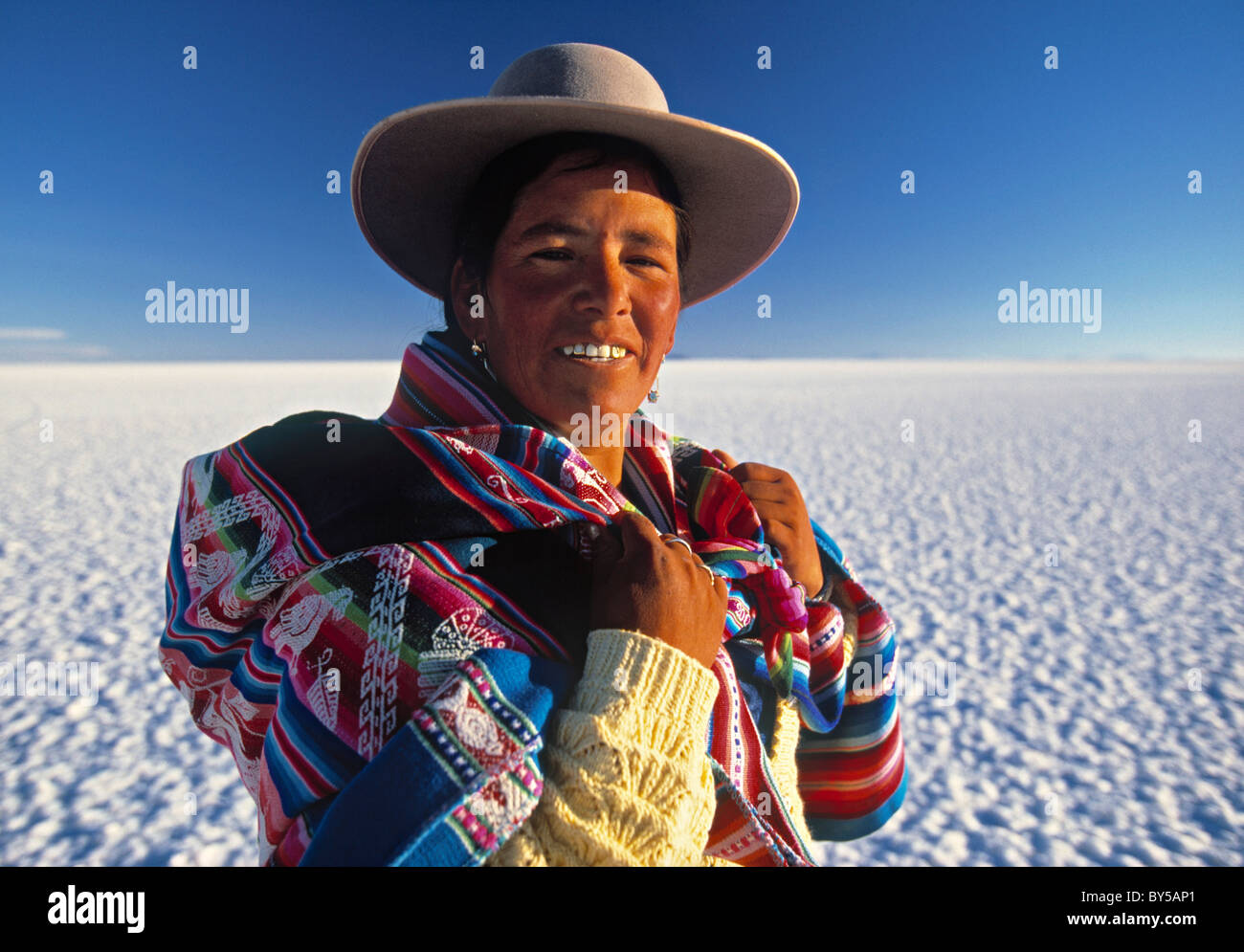 Portrait of a woman, Bolivia Stock Photo - Alamy