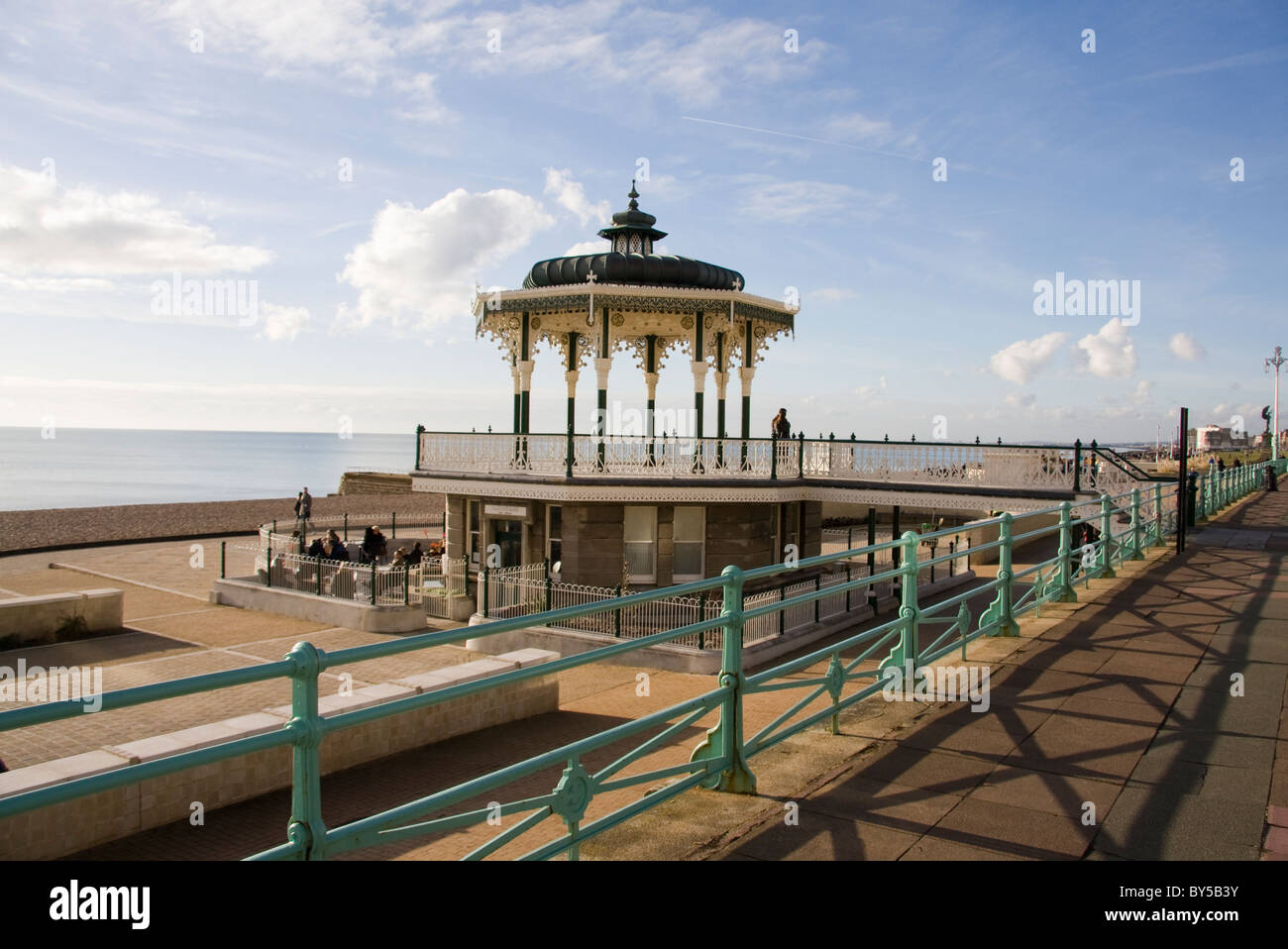 Bandstand, Brighton Seafront and Promenade, East Sussex, England Stock ...