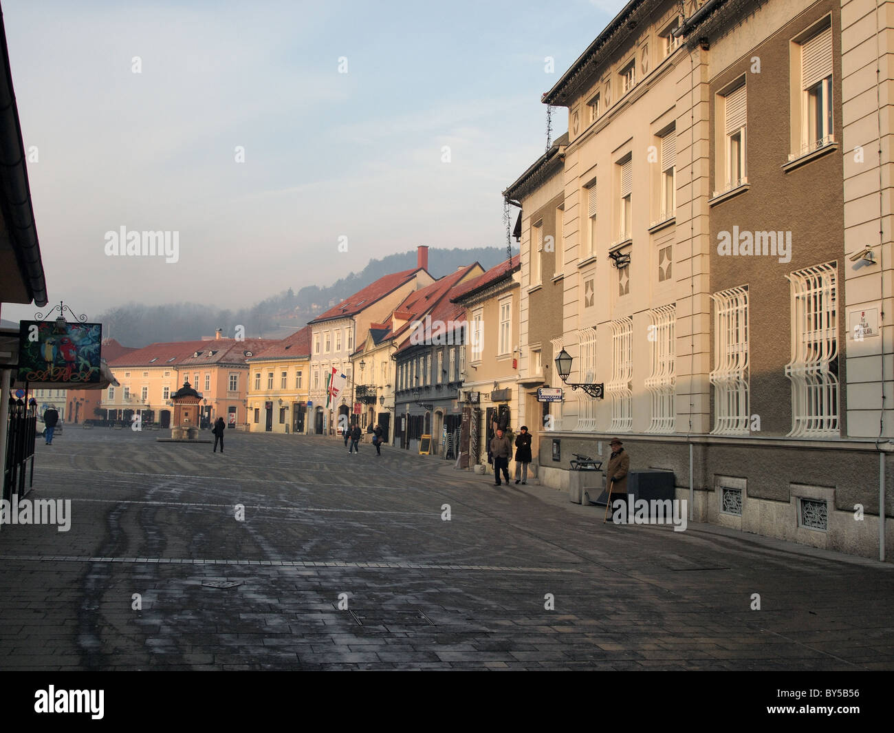 City center, Samobor, Croatia Stock Photo - Alamy