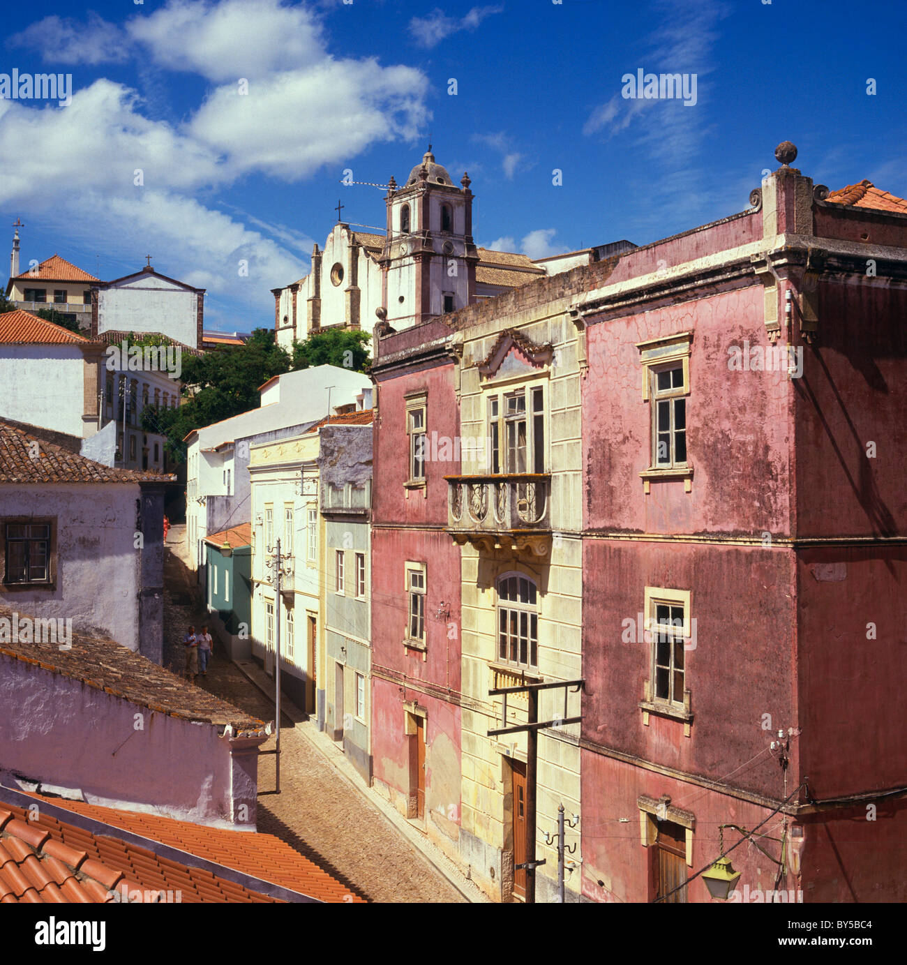 Portugal, Algarve - Silves town typical view Stock Photo - Alamy