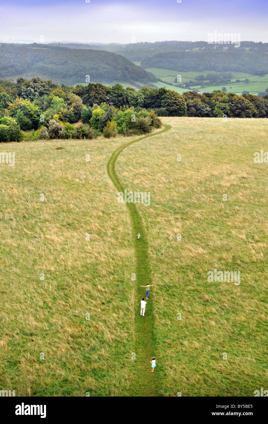 Cotswolds way children hi-res stock photography and images - Alamy