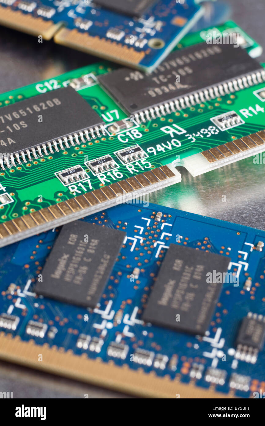 Three circuit boards, close-up Stock Photo - Alamy